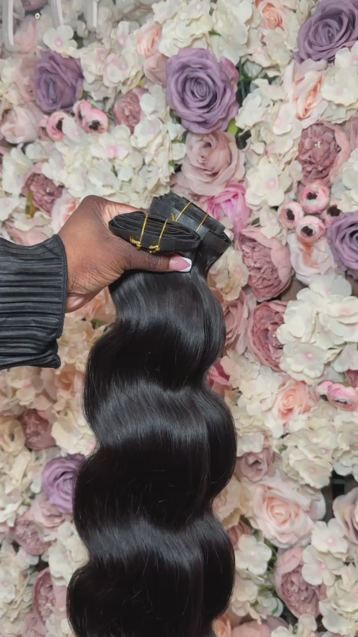 Raw Burmese Body Wave Seamless Clip Ins – Pretty Proper Hair
